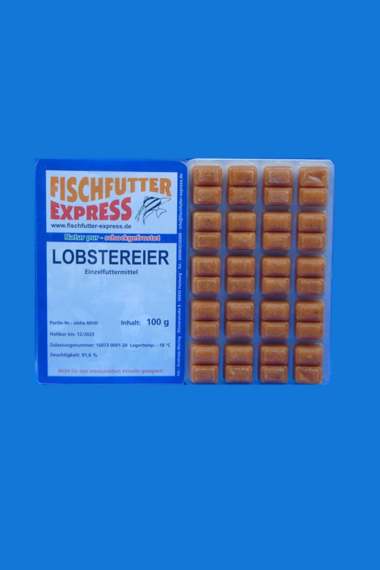 Lobstereier - Blister Frostfutter für Zierfische - fischfutter-express.de
